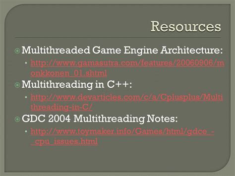 Multi Threaded Game Engine Design Pdf At Howard Franklin Blog