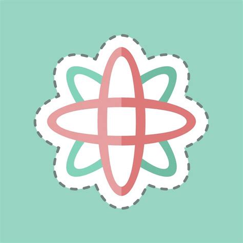 sticker line cut data science suitable for data analytics symbol