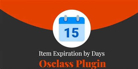 Item Expiration By Days Plugin For Osclass By Rackons2015 Codester