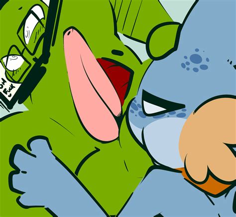 Rule 34 1 Upclock Anthro Ball In Mouth Ball Suck Balls Big Balls Big Penis Cheek Bulge Duo