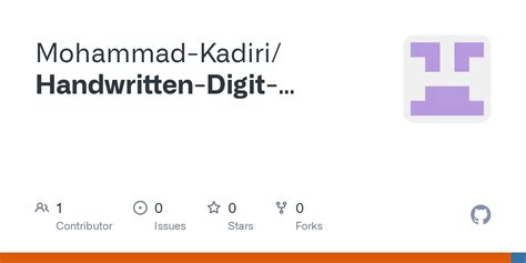 Github Mohammad Kadirihandwritten Digit Recognition Using Deep