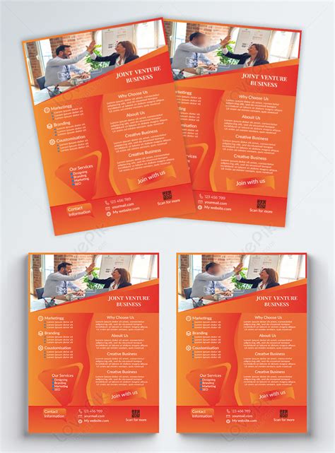 Informative Business Flyer Template Image Picture Free Download
