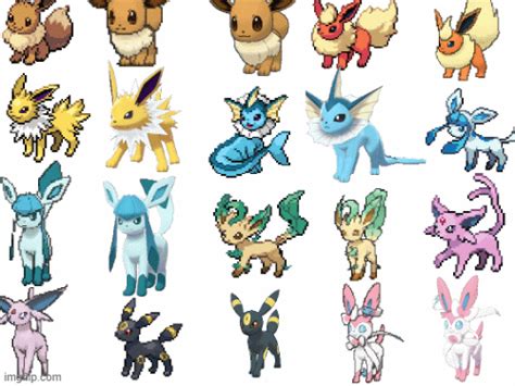 Eevee Evolutions  Imgflip