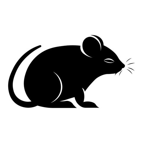 Mouse Black Vector Icon Isolated On White Background 36175175 Vector