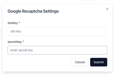 How To Configure Google Recaptcha Taskip