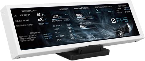 8 8 Inch Computer Temp Monitor Pc Sensor Panel Display 1920x480 60hz