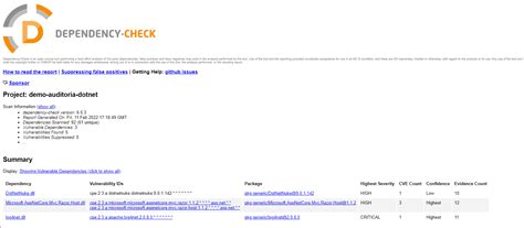 Net Dependency Check Report Is Missing Vulnerable Dependencies · Issue