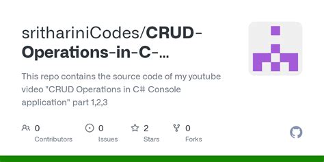 Crud Operations In C Console Applicationcrudappprogramcs At Master