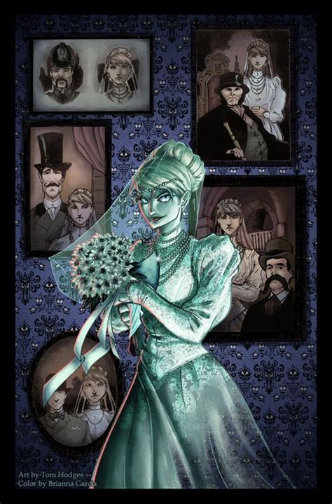 Constance Hatchaway The Haunted Mansion Bride Drawn By Tom Hodges And