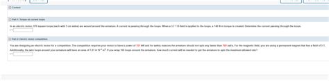 solved part 1 torque on current loops ∥ part 2