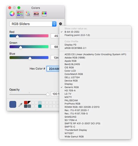 Xcode Renders Color Several Shades Darker Despite Using Same Rgb