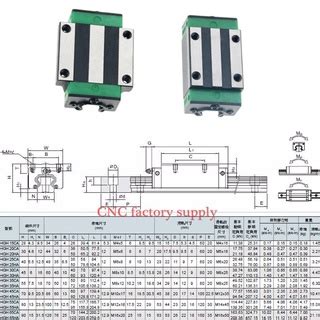 Pc HGH CA Slider Block HGH HGW HGH CA HGW HA HGW CA Carriage For HGR Linear Guide Rail CNC
