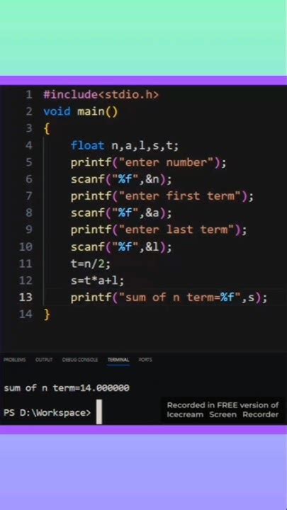 How To Write A Program In C Languages Coding Cprogramming