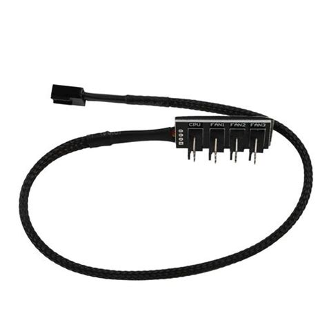 Generic Pwm Fan Hub 4 Pin Computer Cpu Chassis Fan Power Multiplexer