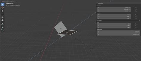Axis Keyframes Are Messing With My Plane Properties Blender Stack