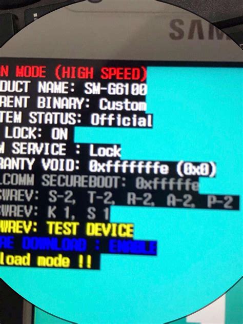 sm g6100 please first read sw rev check fail [aboot]fused 2 binary