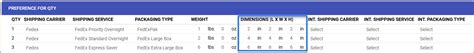 Shipping Preferences Export Sellercloud