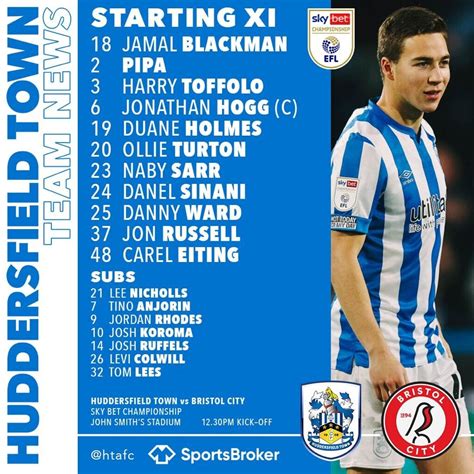 공홈 Efl 챔피언쉽 46라운드 브리스톨 시티 Vs 허더즈필드 타운 Afc 라인업 축구 소식통 에펨코리아