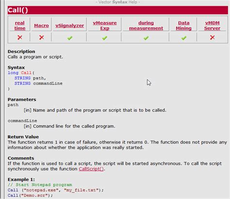 Calling Labview Programs In Vector Canape Ni