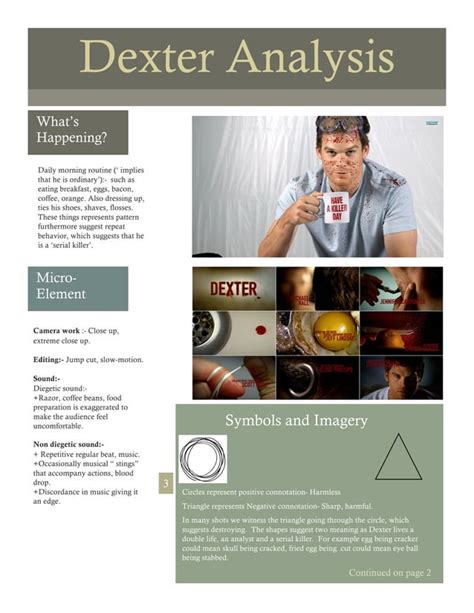 Dexter Analysis Pdf