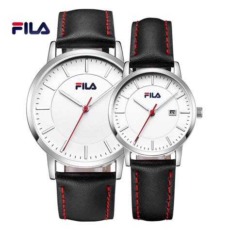 Fila斐乐手表男士女士情侣表石英表时尚潮流简约休闲皮带腕表794虎窝淘