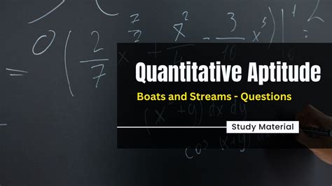 Boats And Streams Questions Pdf With Detailed Solutions
