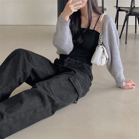 고고싱 4컬러👖카고청바지 카고 데님 팬츠 와이드포켓ykk기장별