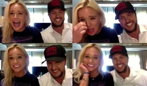 Luke Bryan And Caroline Bryan Hold Nothing Back While Playing Nsfw Game