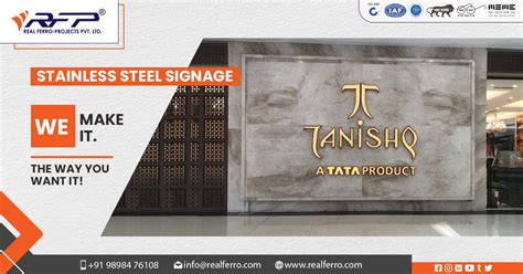 Supplier Of Stainless Steel Signage In Gujarat Real Ferro Projects
