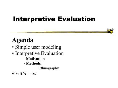Ppt Interpretive Evaluation Powerpoint Presentation Free Download Id 6806461