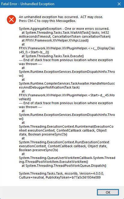 Plugin Crashing Act · Issue 264 · Anoyettaacthojoring · Github