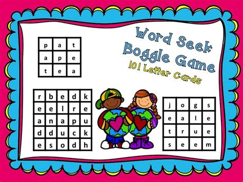 Giant Word Seek Pack Boggle Word Search Game 101 Unique Boards