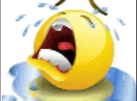 Low Quality Crying Emoji Meme Template