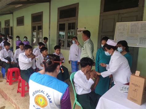 Myanmar National Post နာဂဒေသ လဟယ်မြို့တွင် Grade 12 ကျောင်းသားသူမ
