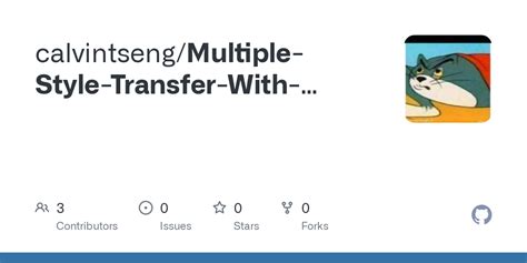 Github Calvintsengmultiple Style Transfer With Transformers Stytr2