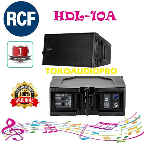 jual speaker rcf hdl 10a dual 8 speaker linearray aktif rcf hdl10a