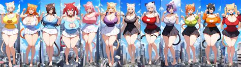 Giantess Catgirls Full Picture By Sleepyrena On Deviantart