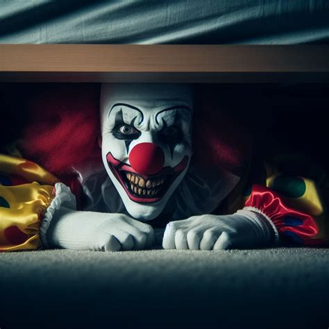 100 Creepy Clowns Peeking Images Photos For Dark Creepy Journaling