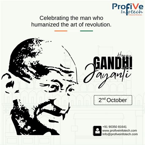 Profive Infotech On Linkedin Gandhijayanthi Mahatmagandhi
