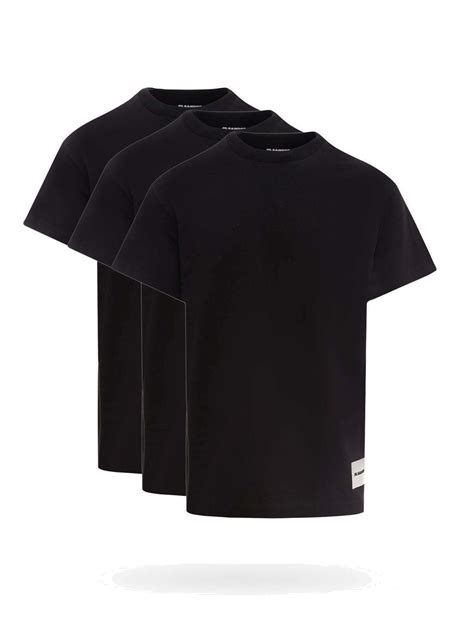 Jil Sander T Shirt Black Mens Jil Sander