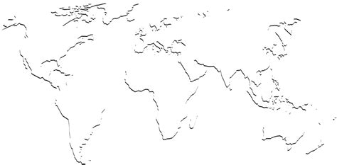 White World Map Png