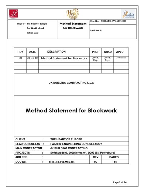 Batching Plant Method Statement Download Free Pdf Personal