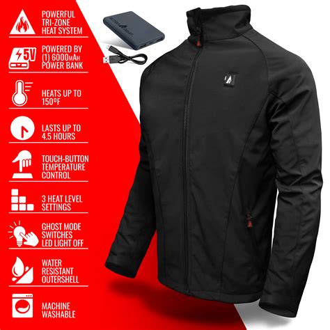 Actionheat 5v Heated Softshell Jacket Mens