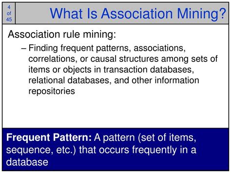 Ppt Business Systems Intelligence 4 Mining Association Rules