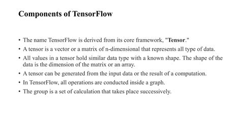 Introduction To Tensor Flow V1pptx