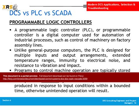 distributed control systems dcs dcs vs plc vs scada ppt slide deck