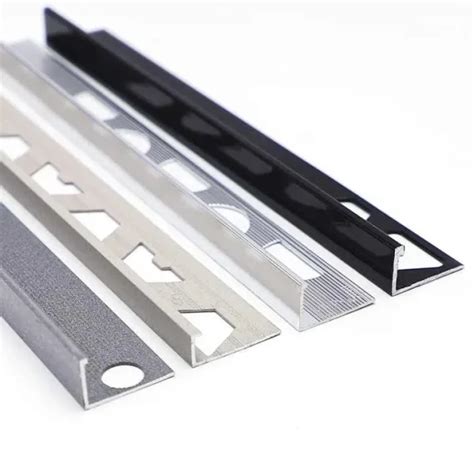 Aluminum Tile Corner Trim 12mm Thickness