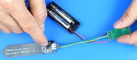 Battery Powered Iot Moisture Sensor With Wi Fi Esp8266 Maker Pro