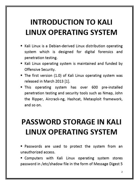 Password Cracking Of Linux Operating System Part2 Pdf Password