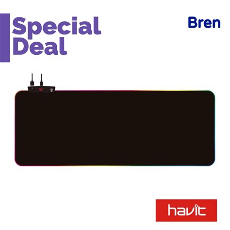 Havit Gamenote Rgb Gaming Mouse Pad Mp905 Shopee Singapore